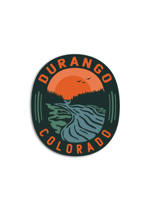 Durango Remembrancer River Sticker - Barefoot Campus Outfitter