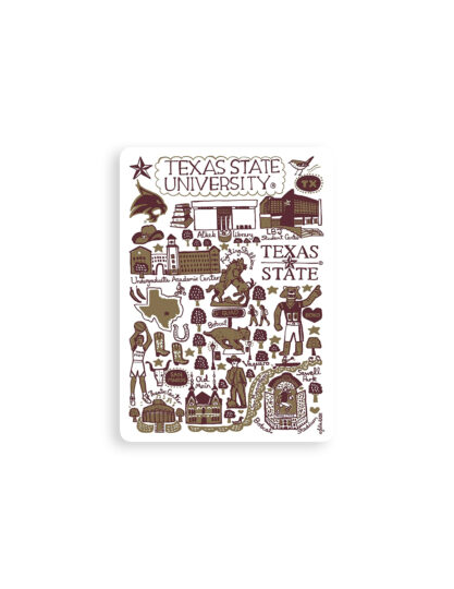 TXST Sticker - Barefoot Campus Outfitter
