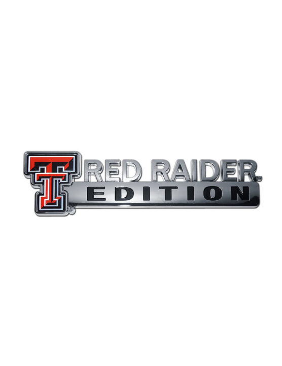TTU Red Raider Edition Car Emblem - Barefoot Campus Outfitter
