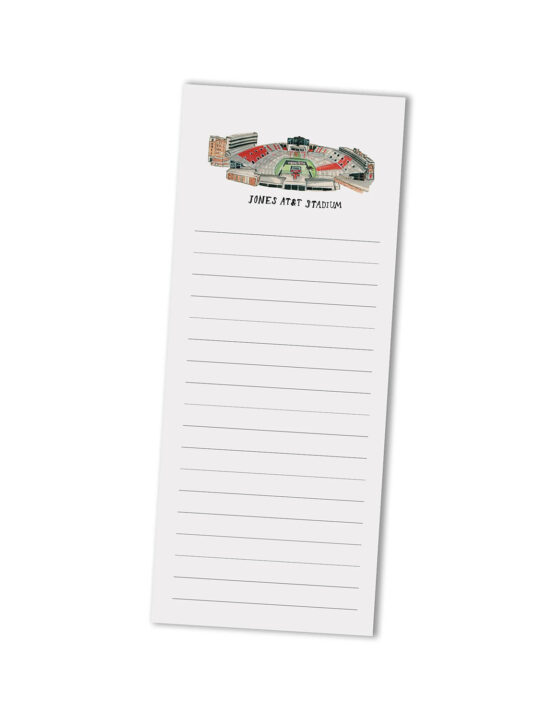 TTU Stadium Notepad - Barefoot Campus Outfitter