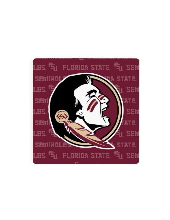 FSU Color Logo Coaster - Barefoot Campus Outfitter
