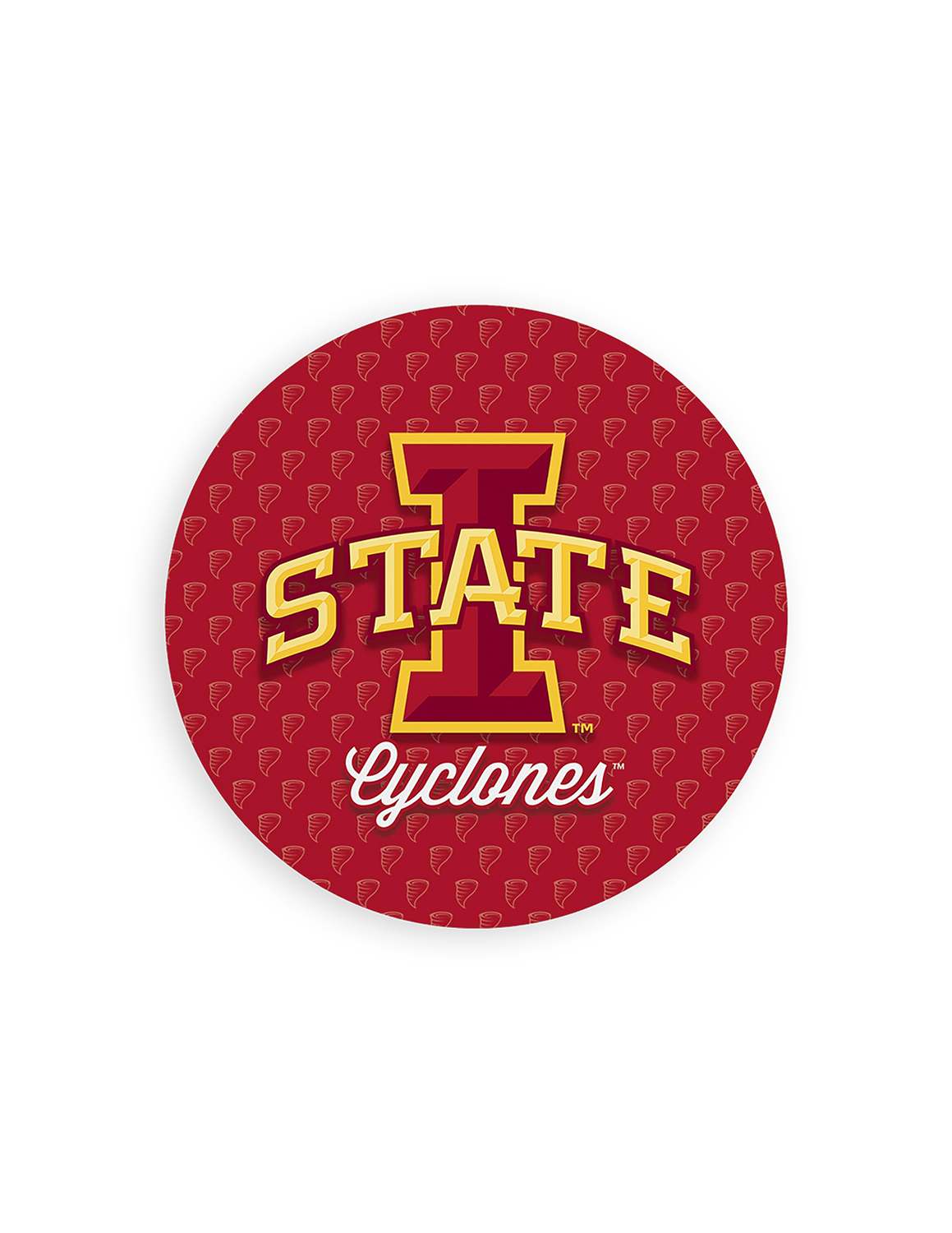 ISU Color Logo Car Coaster - Barefoot Campus Outfitter