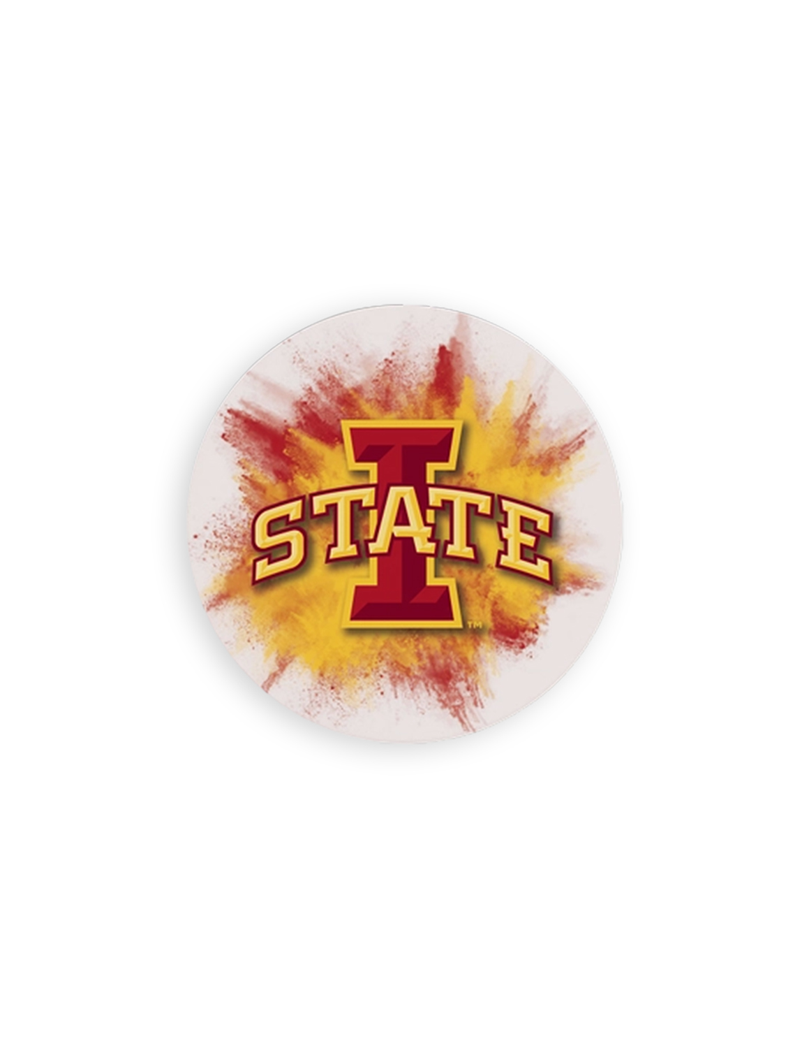 ISU Color Splash Car Coaster - Barefoot Campus Outfitter