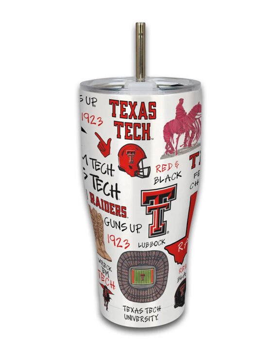 TTU Icon Metal Tumbler - Barefoot Campus Outfitter