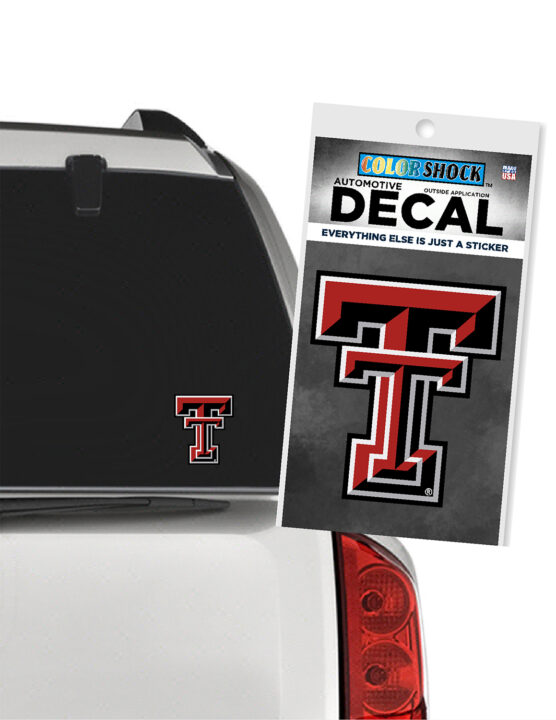 TTU Stacked T Logo Decal - Barefoot Campus Outfitter