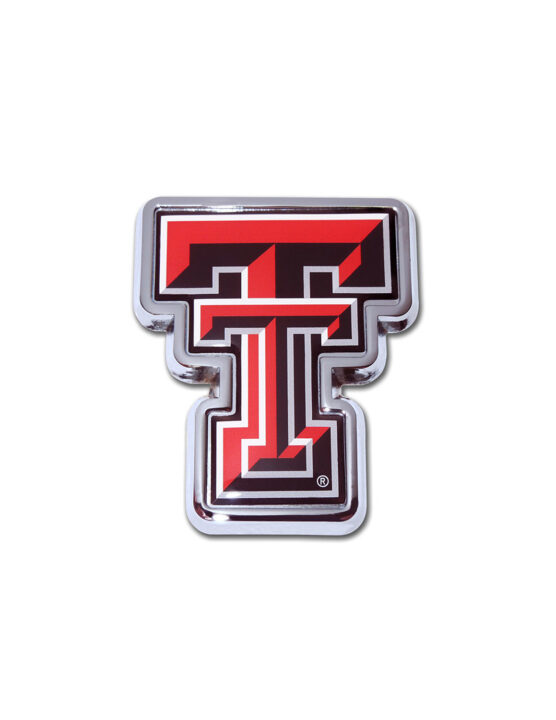 TTU Red Chrome Emblem - Barefoot Campus Outfitter