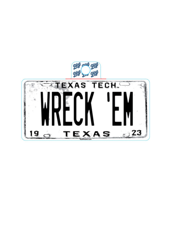 TTU License Plate - Barefoot Campus Outfitter