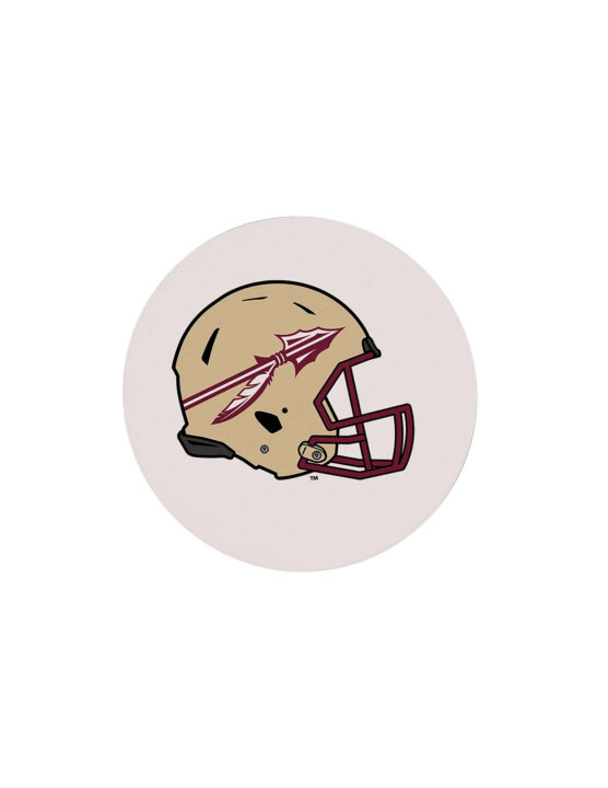 FSU Helmet Car Coaster - Barefoot Campus Outfitter