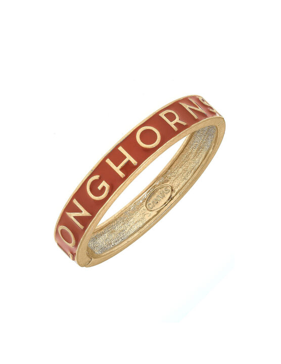 UT Enamel Hinge Bangle - Barefoot Campus Outfitter