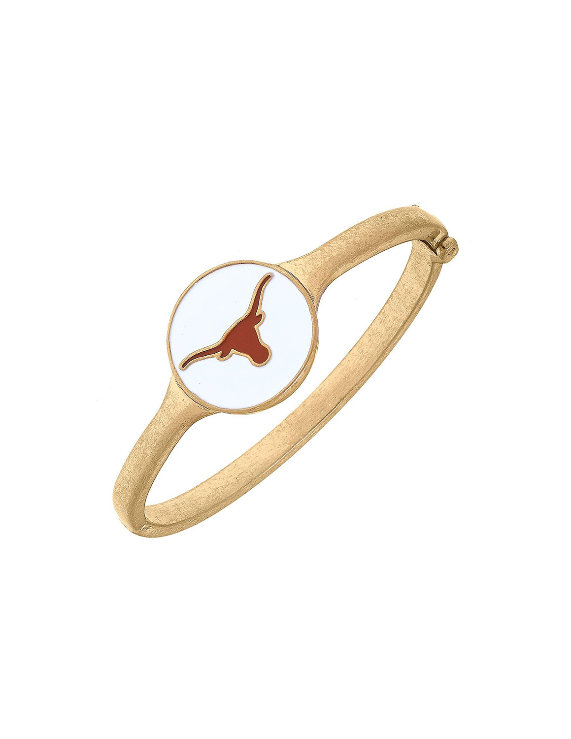 UT Enamel Statement Hinge Bangle - Barefoot Campus Outfitter