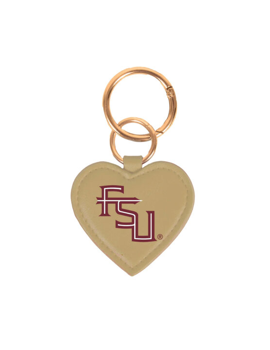 FSU Seminoles Heart Purse Charm - Barefoot Campus Outfitter