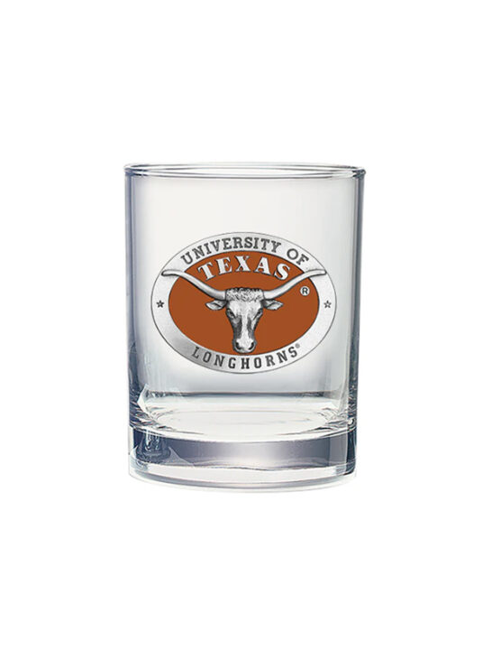 UT Double Old Fashioned Glass - Barefoot Campus Outfitter